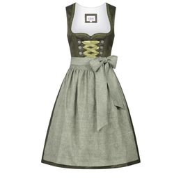 N&uuml;bler N&Uuml;BLER Damen Dirndl "Dirndl midi Ginger", gr&uuml;n, Gr. 42, Obermaterial: 100% Polyester PES., Kleider