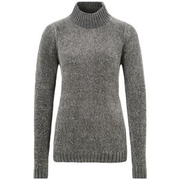 oxmo Damen Longpullover "Pullover OXEstella", grau, Gr. L, Obermaterial: 100% Polyester PES., Pullover