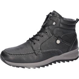 Waldl&auml;ufer WALDL&Auml;UFER Herren Winterboots "HELLE", Gr. 10,5, schwarz, Nappaleder, unifarben, Schuhe, Komfortschuh, Schn&uuml;rboots, Stiefelette in Bequemweite G (=