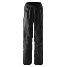 Gonso Damen Fahrradhose "Save Pants W", schwarz, Gr. 38, 100% Polyester, Hosen, Damen Regenhose, wasserdichte Radhose, ideal als robuste &Uuml;berhose