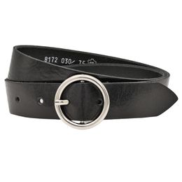 AnnaMatoni Damen Lederg&uuml;rtel "AnnaMatoni Lederg&uuml;rtel Sali Lederg&uuml;rtel Sali", schwarz, Gr. 115, 100% Leder, G&uuml;rtel