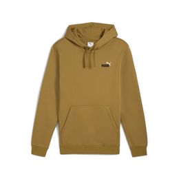 Hoodie Puma "Essentials 2 Colour Small No. 1 Logo Hoodie Herren", Herren, Gr. L, honey butter braun, Obermaterial: 34% Polyester, 66% Baumwolle; Kapuzenfutter: 100% Baumwolle; Rippe: 3% Elasthan, 97% Baumwolle, normal, Sweatshirts