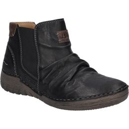Josef Seibel Damen Stiefelette "Felicia 03, schwarz-kombi", Gr. 37, schwarz, Obermaterial: 100% Rindsleder Leather cow., Schuhe