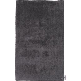 Badematte Tom Tailor HOME, H:20mm, grau, Baumwolle, Badematten, "Cotton Double Uni", Badteppich, Uni Farben, rechteckig & quadratisch erh&auml;ltlich