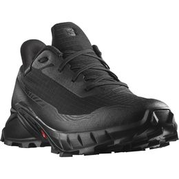 Salomon Herren Trailrunningschuh "ALPHACROSS 5 GORE-TEX", Gr. 45, schwarz, Synthetik, Textil, Schuhe, wasserdicht, Trailrunningschuhe