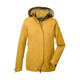 Killtec Damen Outdoorjacke "KOS 11 WMN JCKT", gelb, Gr. 42, Oberstoff: 100% Polyester, Futter: 100% Polyester, Jacken, Wasserdichte, atmungsaktive