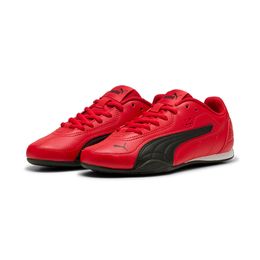 Puma Jungen Sneaker "CATCH JR", Gr. 37,5, rot, Synthetik, Schuhe, Design auf den Spuren des Puma Speedcat