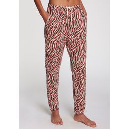 Vivance Dreams Damen Pyjamahose, Gr. 48, schwarz, Single Jersey, Obermaterial: 100% Baumwolle, gemustert, Basic, Hosen, mit elastischem Hosensaum