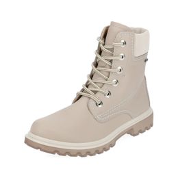 Legero Damen Schn&uuml;rstiefelette "Legero Stiefelette Leder", Gr. 41, beige, Leder, Schuhe