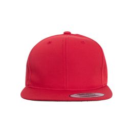 Flexfit Kinder Flex Cap "Flexfit Snapback Pro-Style Twill Snapback Youth Cap"rot, unifarben, 60% Baumwolle, 40% Polyester, Caps