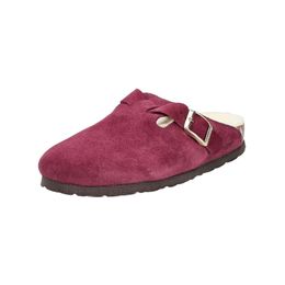 Rohde Damen Hausschuh "Rohde Hausschuhe Veloursleder", Gr. 38, lila, Veloursleder, Schuhe