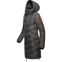 Marikoo Damen Wintermantel "Armasa", grau, Gr. XXL, Oberstoff: 100% Polyester; Futter: 100% Polyester; Wattierung: 100% Polyester; &Auml;rmelfutter: 100%