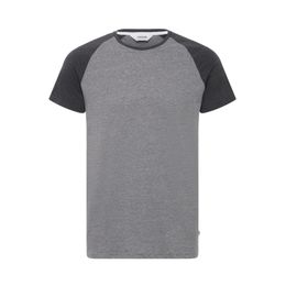 !Solid SOLID Herren Rundhalsshirt "Rundhalsshirt SDBastian", grau, Gr. M, Obermaterial: 60% Baumwolle CO. 40% Polyester PES., Shirts