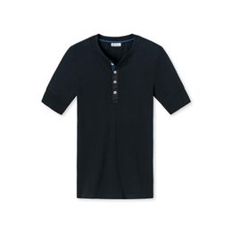 Herren T-Shirt "T-Shirt 1er Pack", schwarz, Gr. M, Schiesser Revival, Obermaterial: 100% Baumwolle CO., Shirts