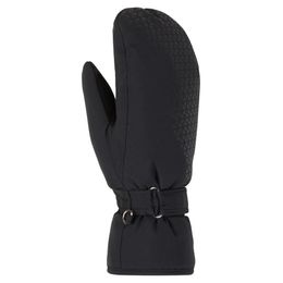 Ziener Damen F&auml;ustlinge "KISARI-Z AQUASHIELD DAMEN", schwarz, Gr. 8,5, Kunstfaser, Handschuhe, wasserdicht, winddicht, atmungsaktiv, warmes