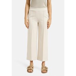 Smith & Soul SMITH & SOUL Damen Culotte, beige, Gr. XS, unifarben, Material: 70% Polyester, 26% Viskose, 4% Elasthan, Hosen, mit Eingrifftaschen