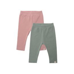 Liliput M&auml;dchen Leggings, rosa, Gr. 50, unifarben, 95% Baumwolle, 5% Polyester, Hosen, mit niedlichem Patch