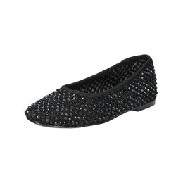 Steve Madden Damen Ballerina "Steve Madden Ballerinas Textil", Gr. 37, schwarz, Textil, Schuhe