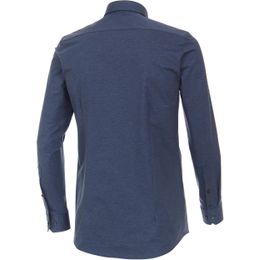Venti Herren Businesshemd "Venti Businesshemd Langarm uni", blau, Gr. 36, unifarben, 89% Baumwolle, 11% Elasthan, Hemden