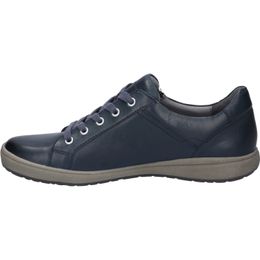 Josef Seibel Damen Sneaker "Caren 12, ocean", Gr. 39, blau, Obermaterial: 100% Rindsleder Leather cow., Schuhe