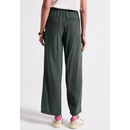 Street One Damen Culotte, gr&uuml;n, Gr. 44, unifarben, Stoff, 83% Modal, 17% Polyester, Hosen, High Waist
