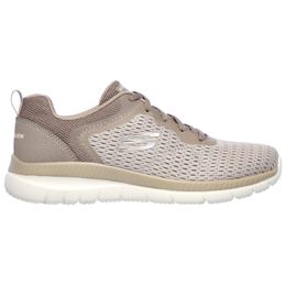 Skechers Damen Berufsschuh "BOUNTIFUL - QUICK PATH", Gr. 37, grau, Lederimitat, Textil, Schuhe, Freizeitschuh, Halbschuh, Schn&uuml;rschuh mit