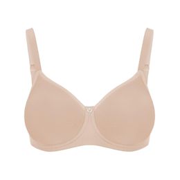 SuSa Damen T-Shirt-BH "Spacer BH mit B&uuml;gel Catania", Gr. 80, beige, Stoff, Obermaterial: 50% Polyamid PA. 30% Polyester PES. 20% Elasthan EL., BHs