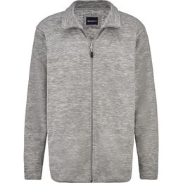 Babista Herren Sweatjacke "Fleecejacke FLOREVERTO", grau, Gr. 50, Obermaterial: 100% Polyester COOLMAX PES(Coolmax)., Sweatjacken