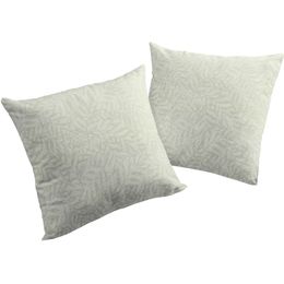Dekokissen WIRTH, B:40cm L:40cm, gr&uuml;n, Obermaterial: 85% Polyester, 15% Baumwolle, Dekokissen_Sitzkissen_Kissenh&uuml;llen, "Gospic"