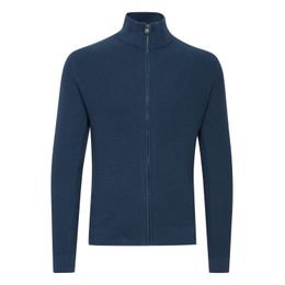 11 Project Herren Strickjacke "Strickjacke PREdu", blau, Gr. XXL, Obermaterial: 100% Baumwolle CO., Strickjacken