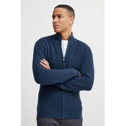 11 Project Herren Strickjacke "Strickjacke PREdu", blau, Gr. XXL, Obermaterial: 100% Baumwolle CO., Strickjacken