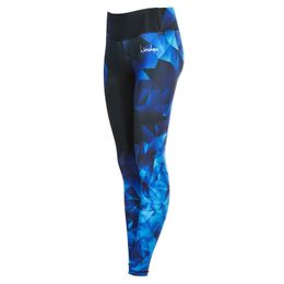 WINSHAPE Damen Leggings "AEL102-Brilliant", blau, Gr. XXL, 80% Polyester, 20% Elasthan, Hosen, mit leichtem Kompressionseffekt