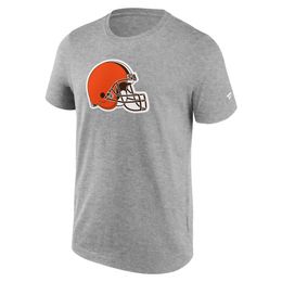 T-Shirt Fanatics "Fanatics T-Shirt Cleveland Browns Primary Logo Graphic", Jungen, Gr. L, grau, 100% Baumwolle, Shirts T-Shirt