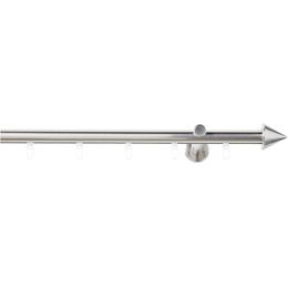 Innenlaufschiene GOOD LIFE, L:120cm &Oslash;:20mm, silber, Aluminium, Metall, Gardinenstangen, "Punta"