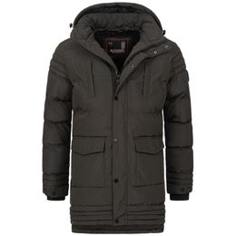 Herren Winterjacke "ASVenico", grau, Gr. XL, Alessandro Salvarini, Obermaterial: 100% Polyester; Futter: 100% Polyester; Fellimitat: 100% Polyester,
