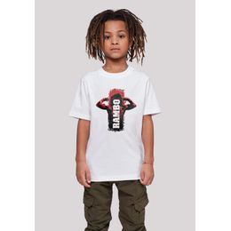 F4NT4STIC M&auml;dchen T-Shirt "Rambo III Tying Sweatband"wei&szlig;, Gr. 122, Obermaterial: 100% Baumwolle, Shirts, Premium Qualit&auml;t