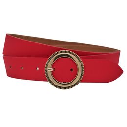 AnnaMatoni Damen Lederg&uuml;rtel "AnnaMatoni Lederg&uuml;rtel Glim Lederg&uuml;rtel Glim", rot, Gr. 115, 100% Leder, G&uuml;rtel