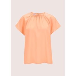 Madeleine Mode MADELEINE Damen Shirtbluse "Blusenshirt Blusenshirt mit Glanz-Akzent"pfirsich, Gr. 48, Obermaterial: 100% Polyester PES., Blusen