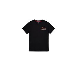 Herren T-Shirt "Naval Backprint T-Shirt", schwarz, Gr. M, Alpha Industries, Obermaterial: 100% Baumwolle, Shirts