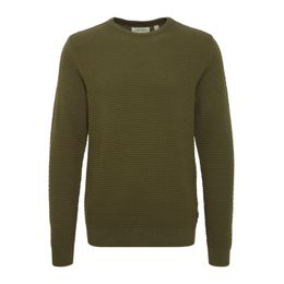 Blend Herren Strickfleece-Pullover "Strickpullover BHRedhill", gr&uuml;n, Gr. XL, Obermaterial: 100% Baumwolle CO., Pullover