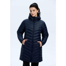 Icepeak Damen Outdoorjacke "Icepeak Mantel Vinton", blau, Gr. 40, 100% Polyamid, Jacken