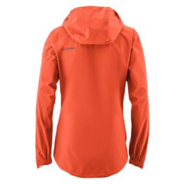 Gonso Damen Fahrradjacke "Save Jacket Trail W", rot, Gr. 42, 100% Polyester, Jacken, Damen Regenjacke wind- und wasserdicht, Radjacke mit Kapuze