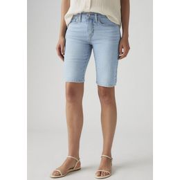 Levi's LEVI'S Damen Shorts "SHAPING BERMUDA"double duty short, Gr. 29, unifarben, Web, Obermaterial: 80% Baumwolle, 19% Polyester, 1% Elasthan, Hosen,