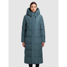 Khujo Damen Steppmantel "SOULANI4", blau, Gr. XXL, unifarben, Steppware, Obermaterial: 100% Polyester. Futter: 100% Nylon. Wattierung: 100%