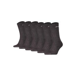 Puma Herren Kurzsocken "Socken 6er Pack", Gr. 39, grau, Obermaterial: 74% Baumwolle CO. 21% Polyester PES. 3% Polyamid PA. 2% Elasthan EL., Socken