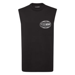 Plein Sport Jungen T-Shirt "Tank-Top", schwarz-wei&szlig;, Gr. XXL, Obermaterial: 100% Baumwolle, Shirts
