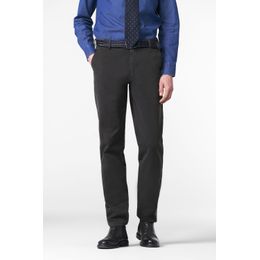 MEYER Herren Chinos "OSLO", grau, Gr. 48, unifarben, 99% Baumwolle;1% Elasthan, Hosen, mit Flexbund