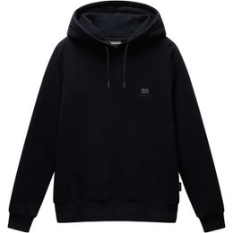 Napapijri Damen Hoodie "NINA", schwarz, Gr. S, Sweatware, Obermaterial: 80% Baumwolle, 20% Polyester, Sweatshirts