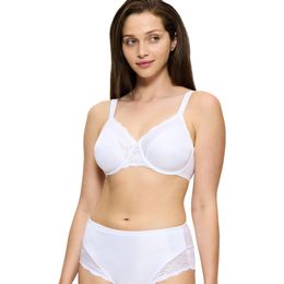 Triumph Damen Minimizer-BH "Ladyform Soft", Gr. 85, wei&szlig;, Microtouch, Obermaterial: 43% Polyamid, 40% Polyester, 17% Elasthan, BHs, verkleinert die