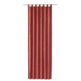 Vorhang WIRTH, B:172cm H:200cm, rosa, Chenille, Polyacryl, Wohnzimmer, Gardinen, "Warnow"